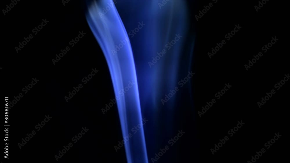 Real Stream Smoke flow footage isolated on black background for your ...