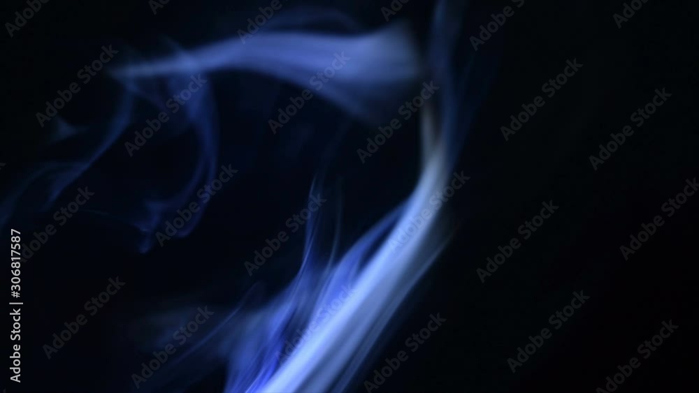 Real Stream Smoke flow footage isolated on black background for your ...