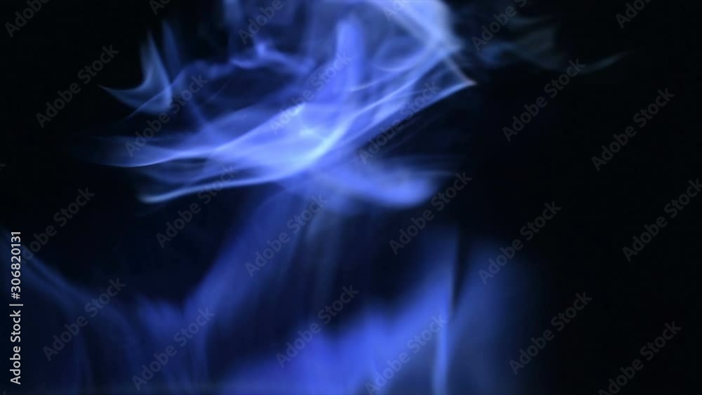 Real Stream Smoke flow footage isolated on black background for your ...