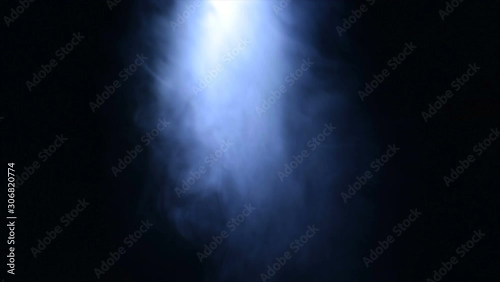 Real Stream Smoke flow footage isolated on black background for your ...