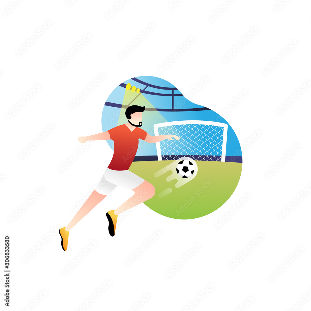 Graphic Designs Of Football Players
