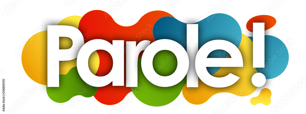 parole in color bubble background Stock Illustration | Adobe Stock