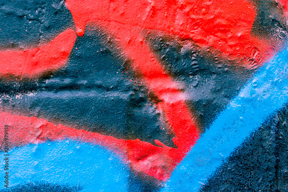 Red Graffiti Background