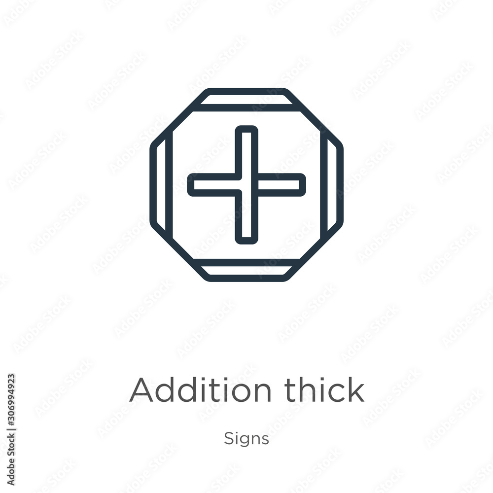 Addition Sign Outline