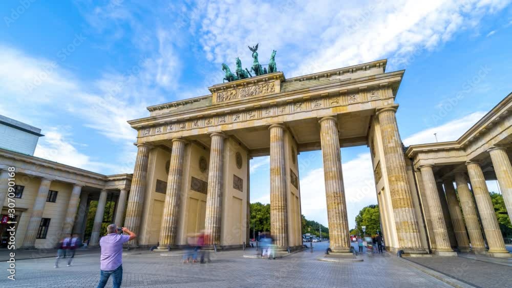The Brandenburg Gate (German: Brandenburger Tor) is a structure in ...