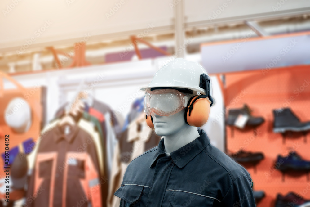 Personal protective equipment mask for hazardous work Stock Photo ...
