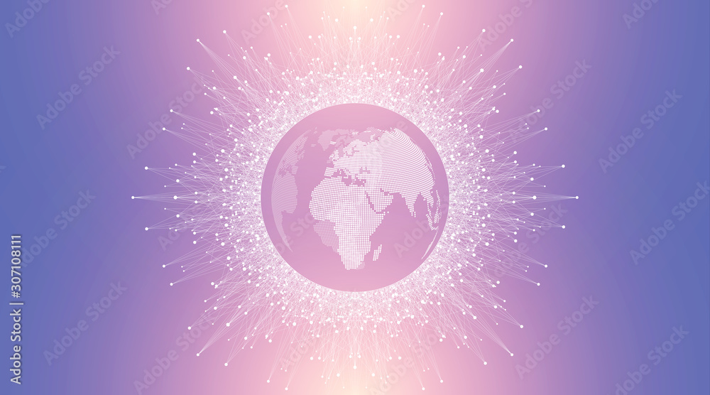 Global network connection. World map point composition concept of ... Global network connection. World map point composition concept of ...