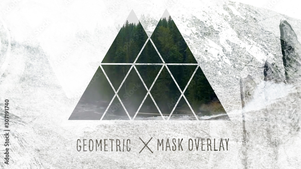 Geometric Mask Overlay Stock Template | Adobe Stock