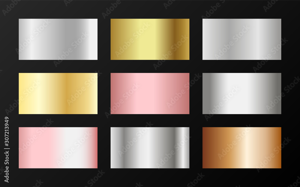 Platinum Vs Silver Color Swatch