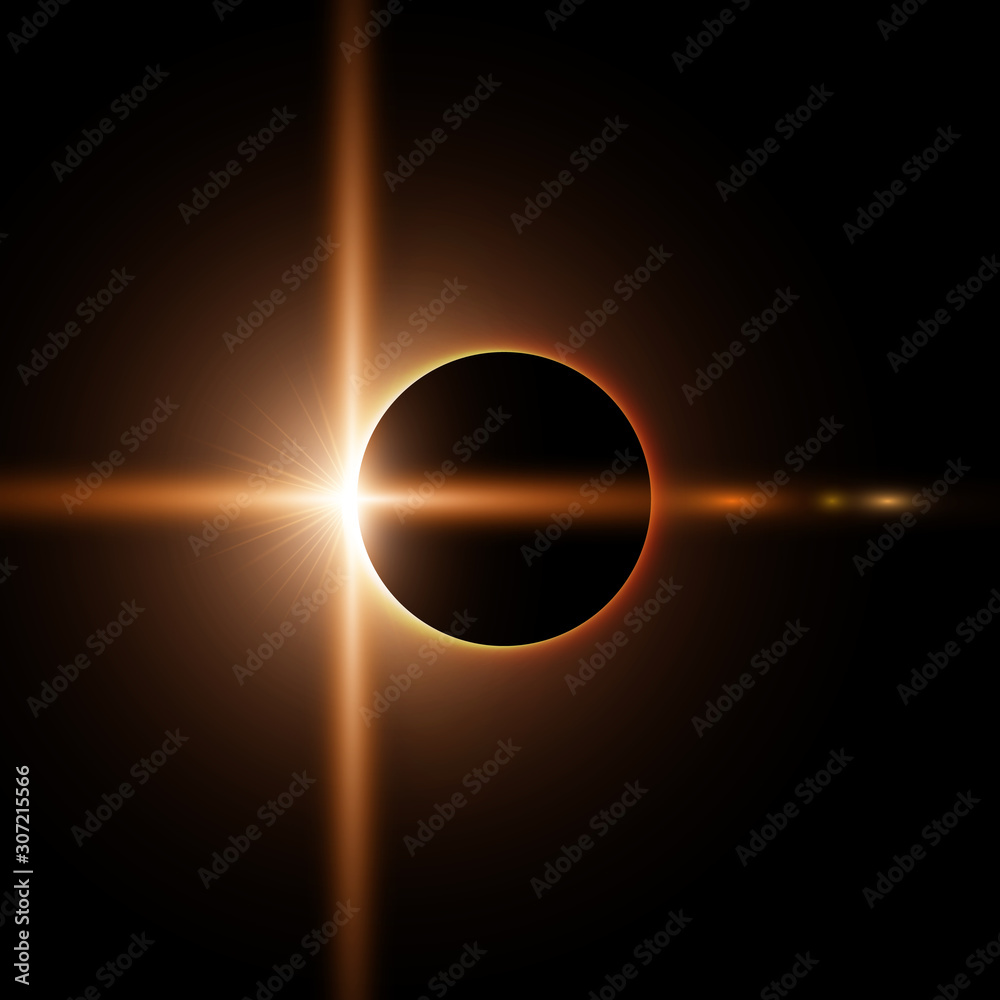 White beautiful light explodes with a transparent explosion. Vector ...