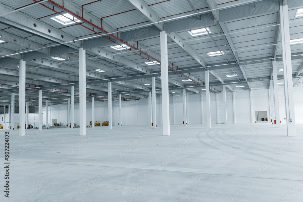 Empty Warehouse Interior