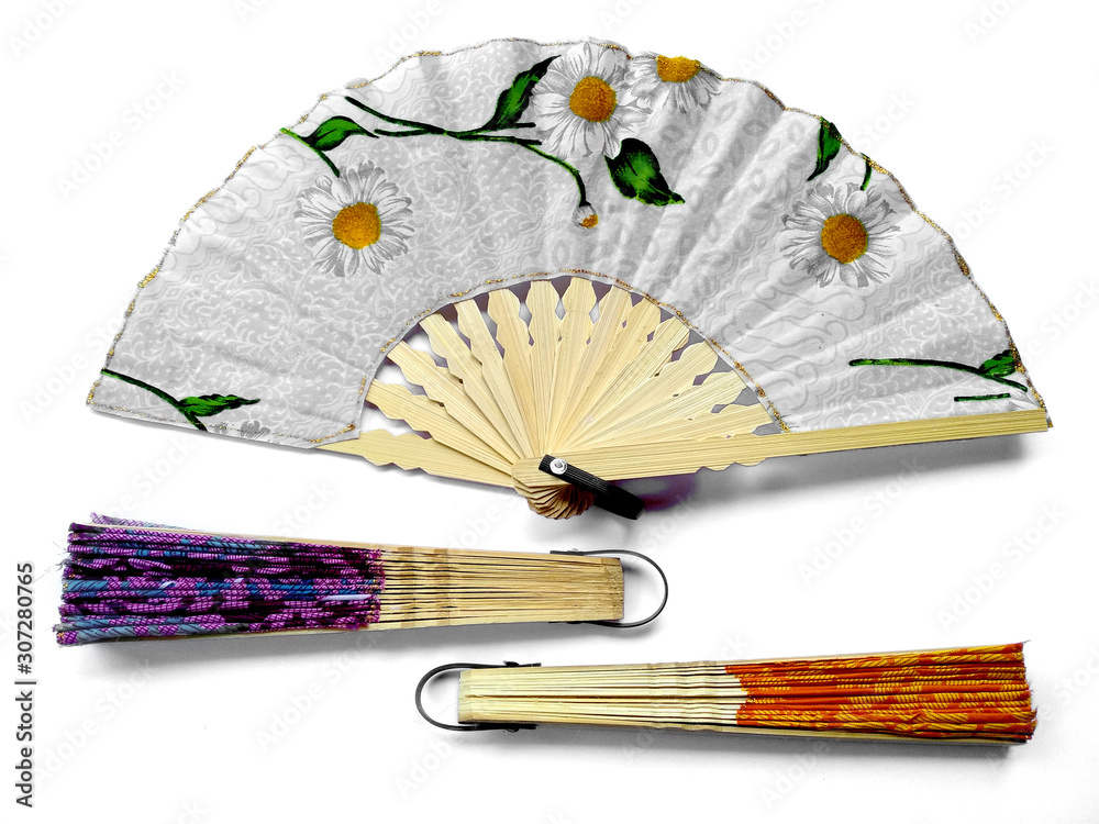Hand fan from Bali Indonesia. Kipas Tangan Motif Batik or hand fan ...