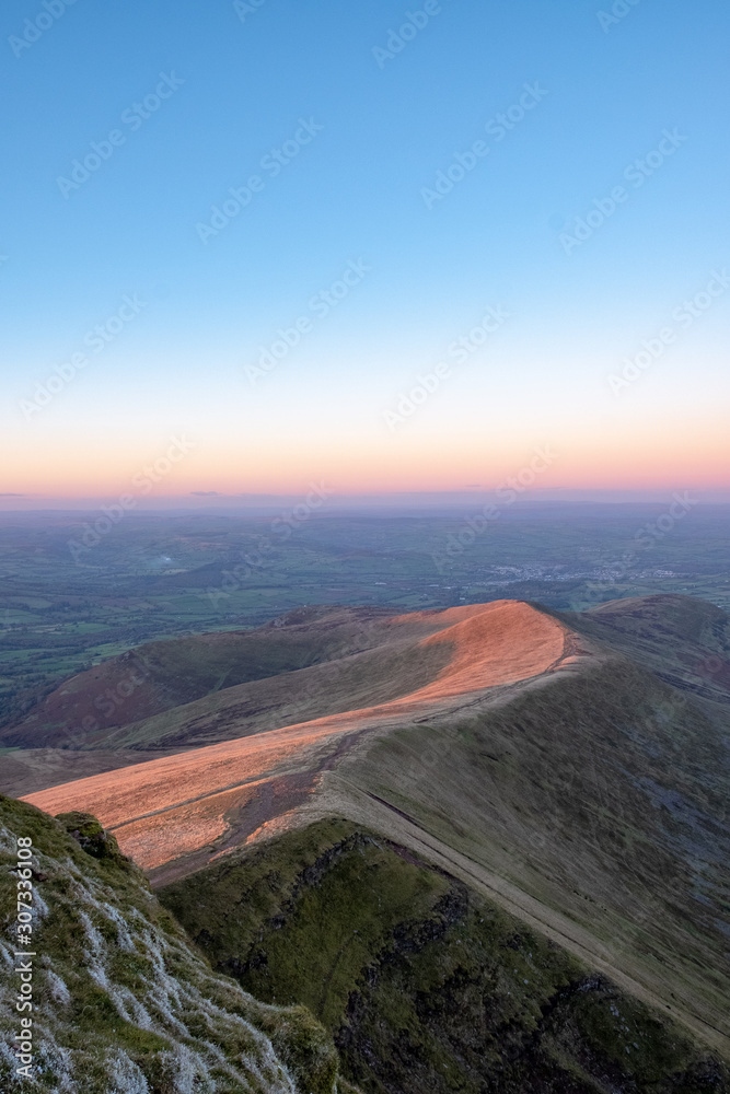 Brecon Beacons sunset Stock Photo | Adobe Stock