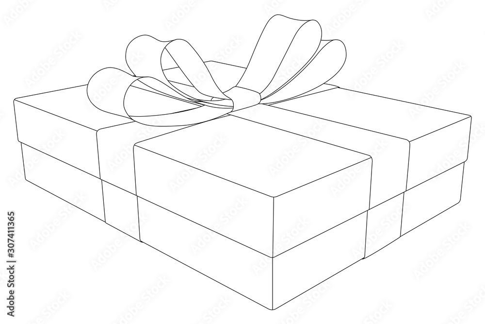 Gift Box Drawing