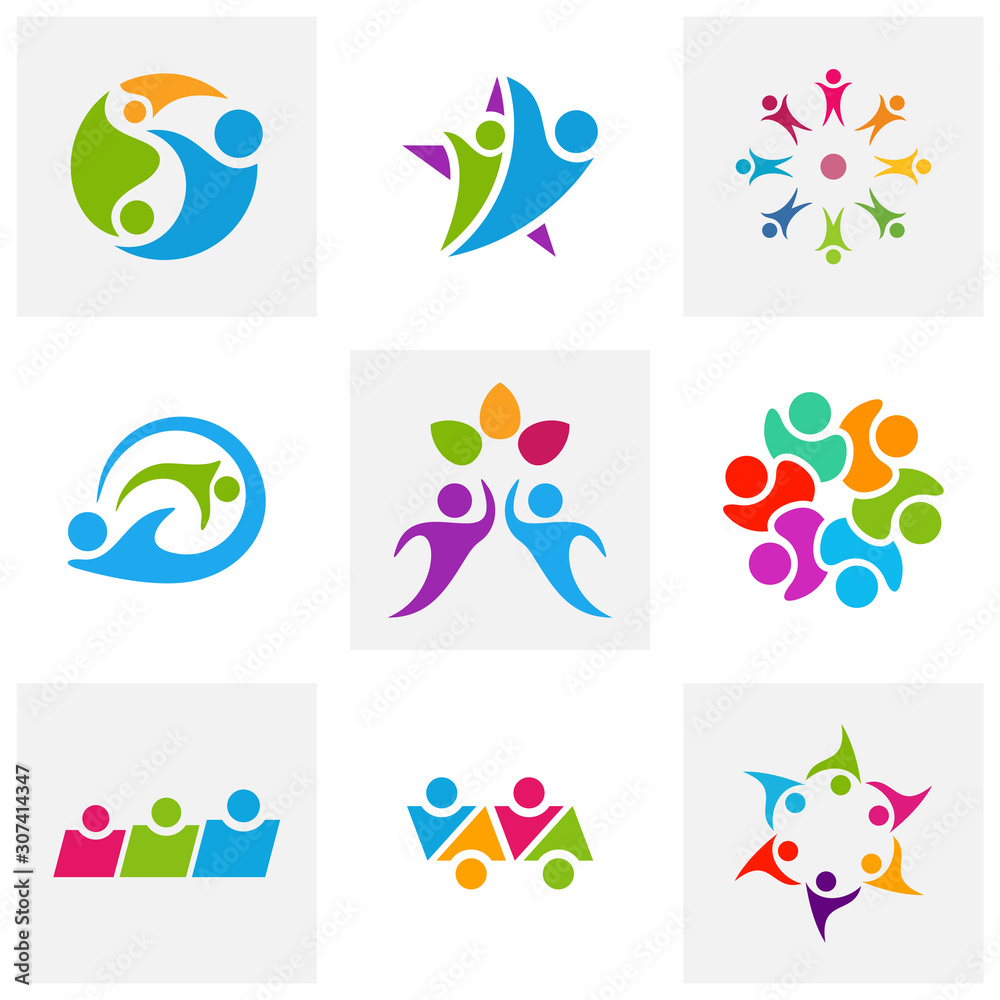 Community Symbol Vector