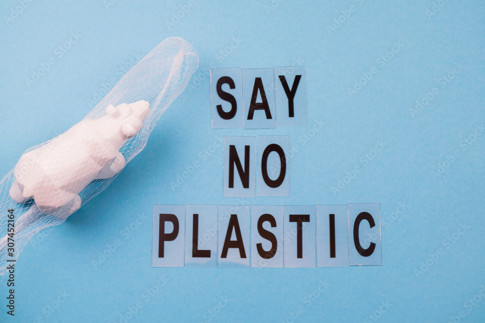 Concept of stop plastic pollution, global warming, recycling plastic ...