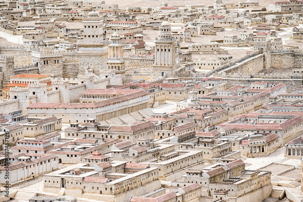 Holyland Model of Jerusalem model of Jerusalem in Second Temple period ...