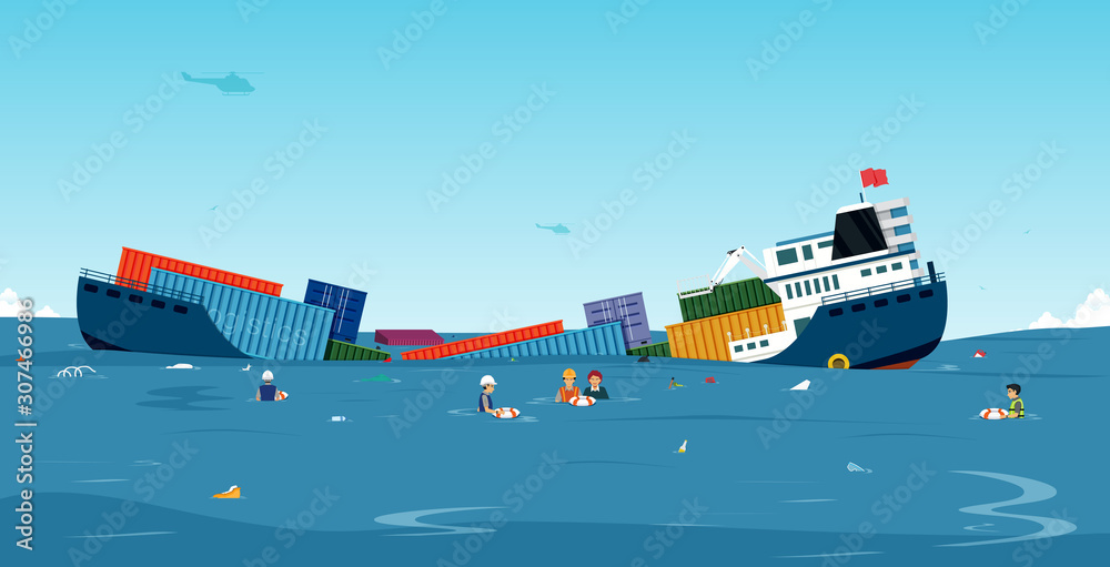Cargo Ship Sinking