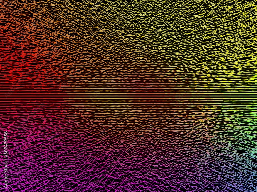 Rainbow Gradient Lines Stock Photo | Adobe Stock