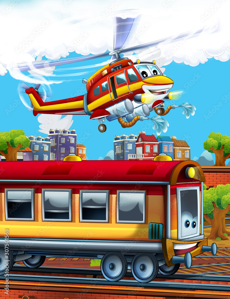 Travel By Train Clipart For Children