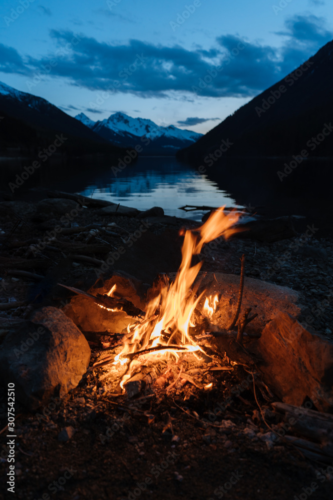 Lake Campfire Screensaver