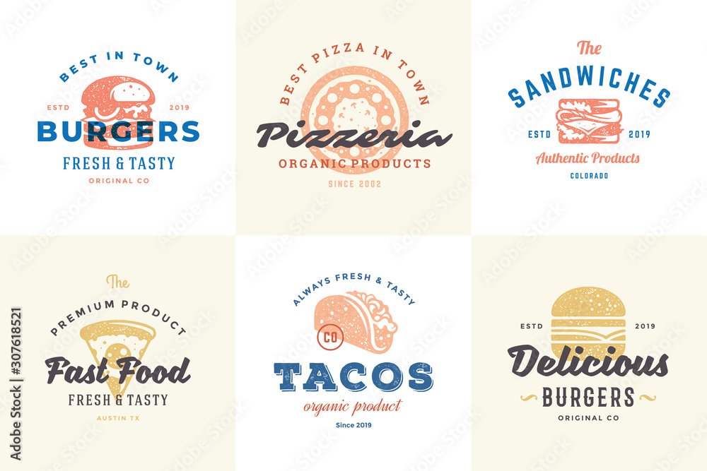 Vintage Food Logos