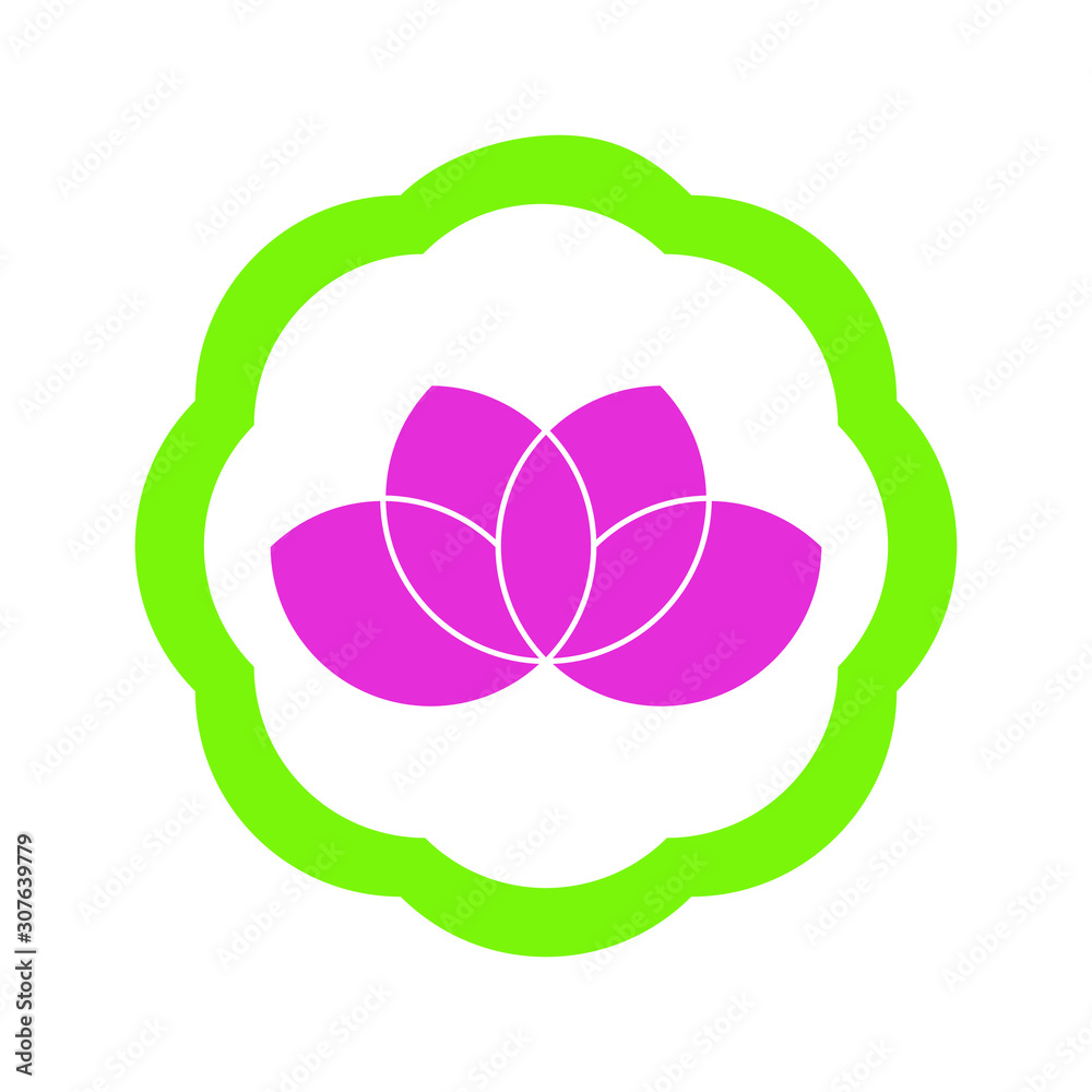 Simple Lotus Flower Graphic