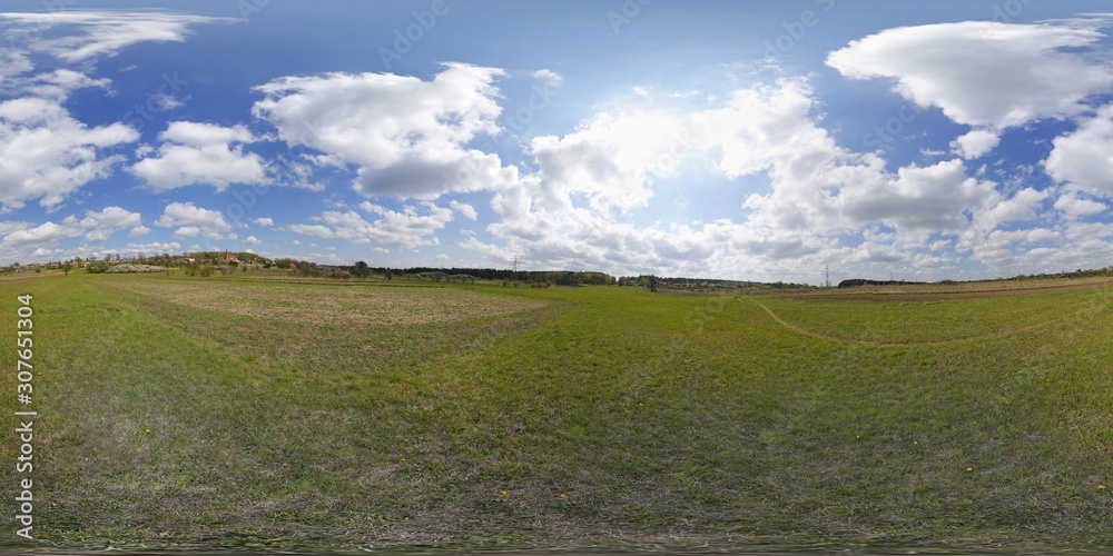 Spring landscape HDRI Panorama Stock Photo | Adobe Stock