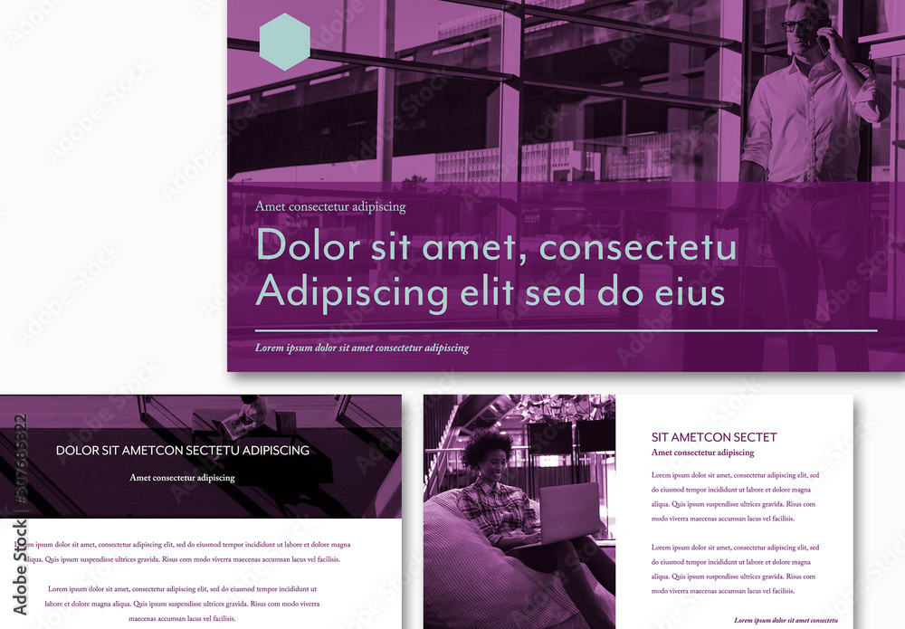 Company Report Layout Stock Template | Adobe Stock