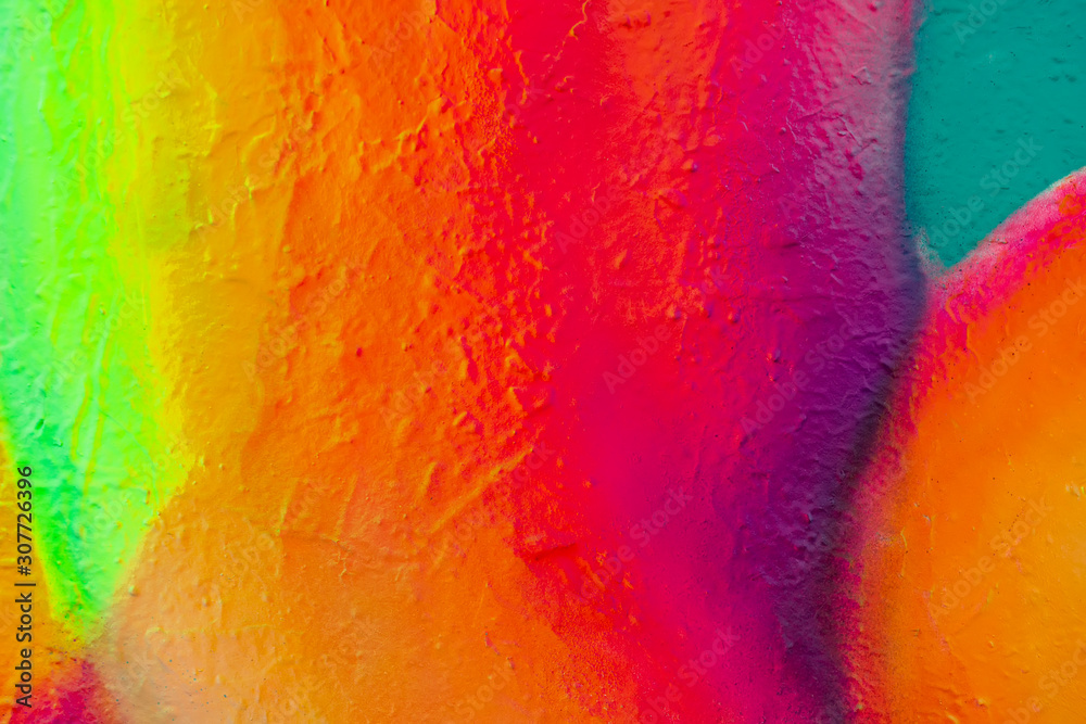 Beautiful bright colorful street art graffiti background. Abstract ...