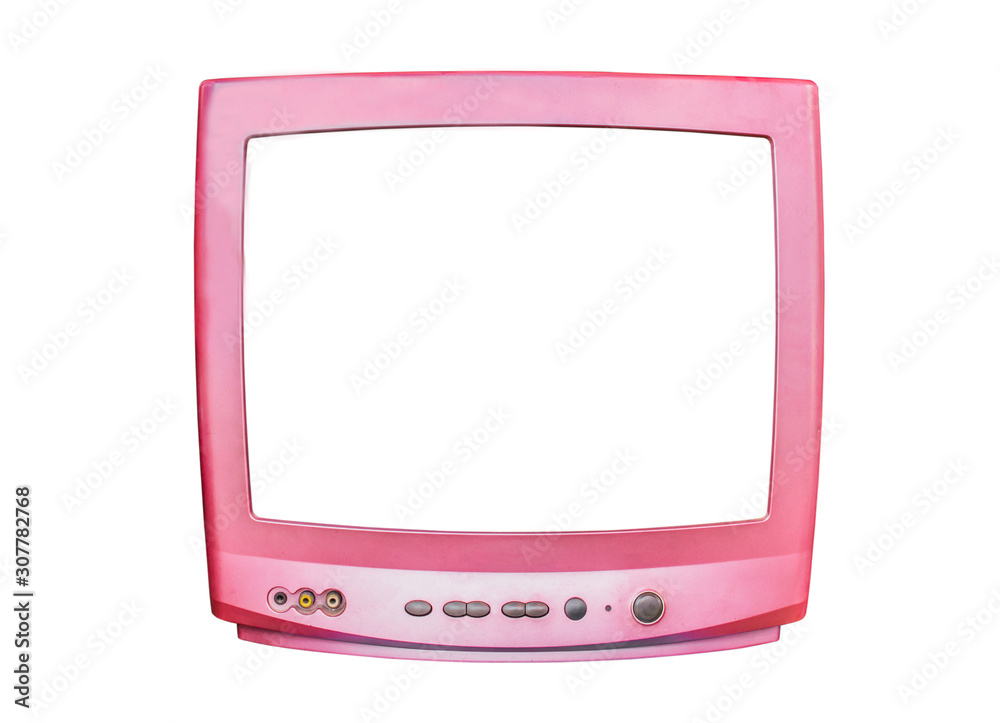 pink television Stock Photo | Adobe Stock