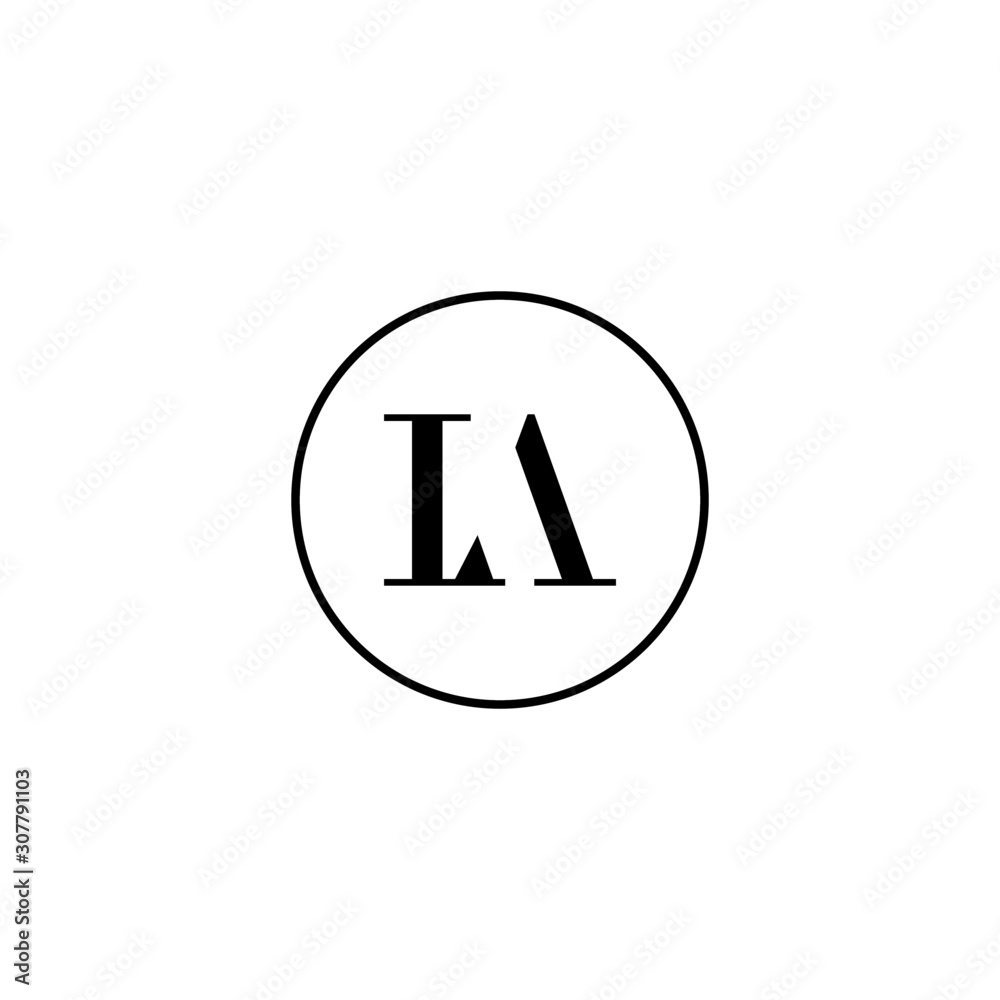 Letter IA initial monogram logo design, wedding, fashion, make up logo ...
