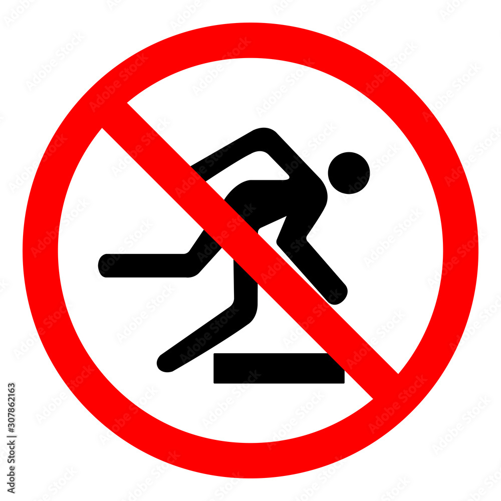 Danger Obstacles Symbol Sign, Vector Illustration, Isolate On White ...