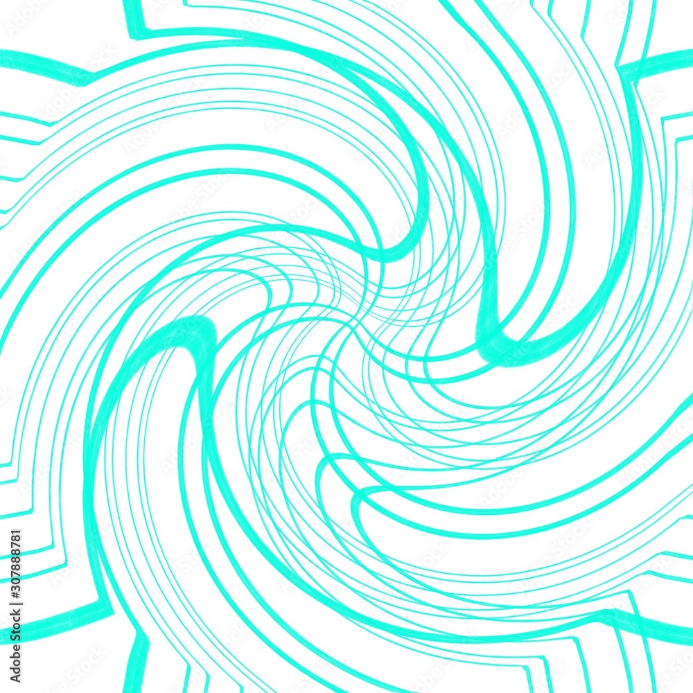 One element of the tartan goose foot pattern, Abstract seamless swirl ...