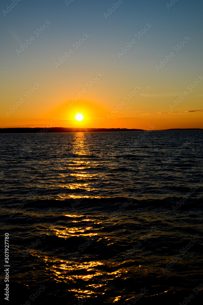 Calm Water Sunset