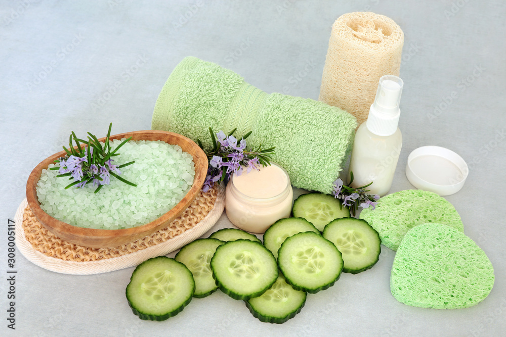 Natural beauty & skin care treatment with aloe vera, cucumber & lemon ... Natural beauty & skin care treatment with aloe vera, cucumber & lemon ...