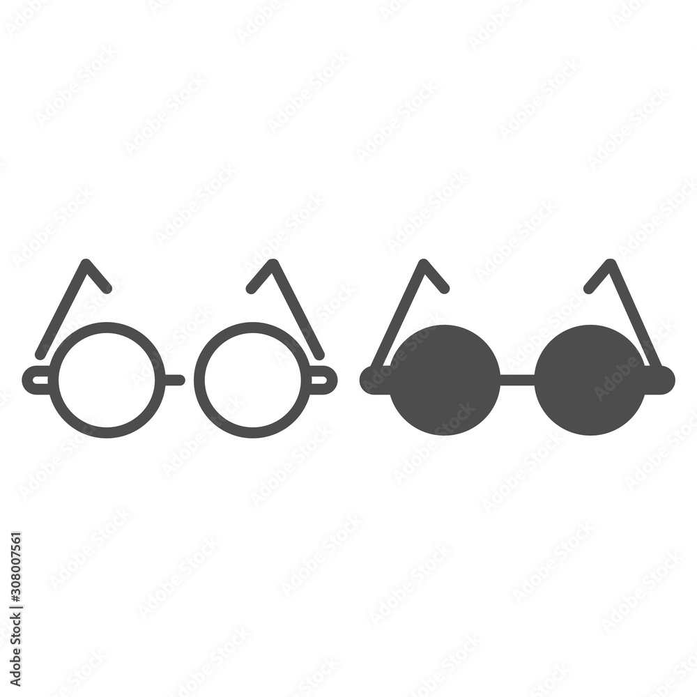 Round Glasses Clipart