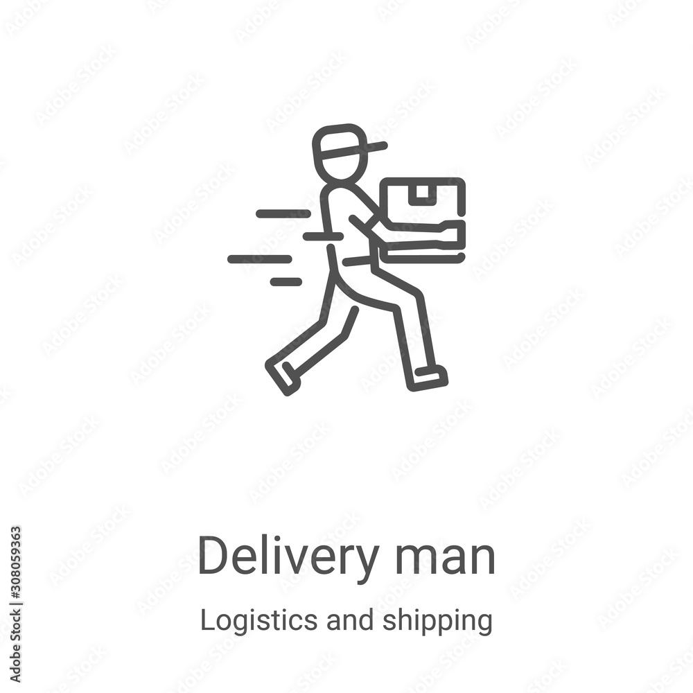 Delivery Man Icon
