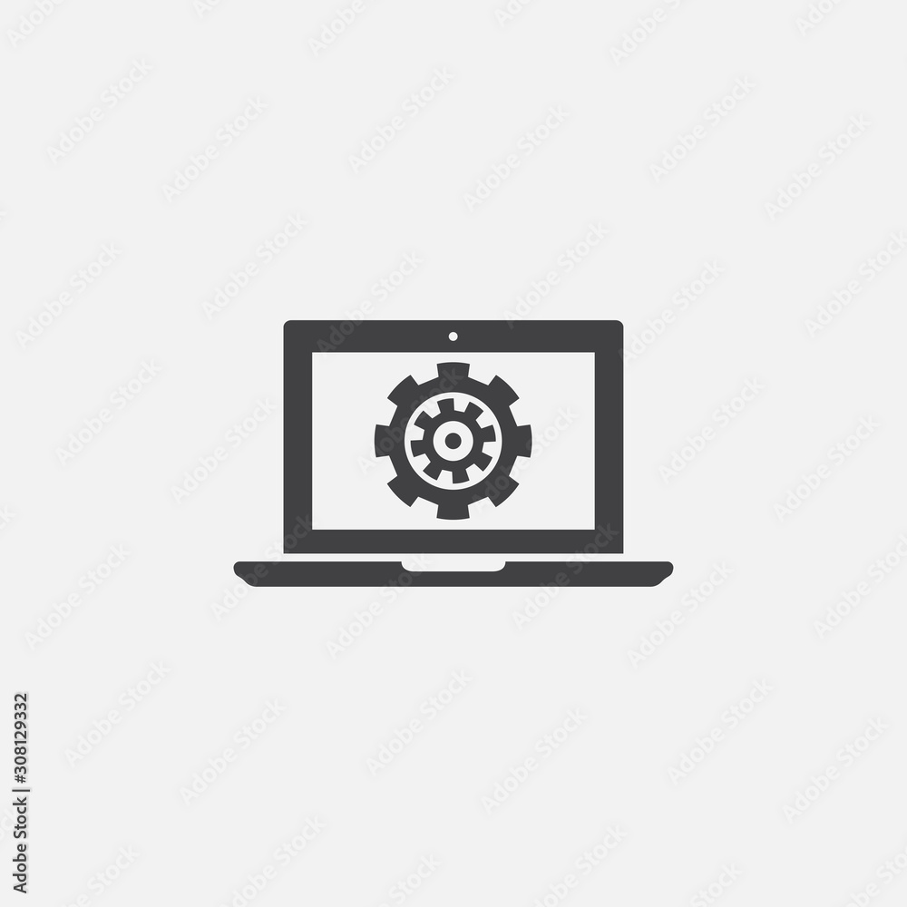 Software base icon. Simple sign illustration. Software symbol design ...