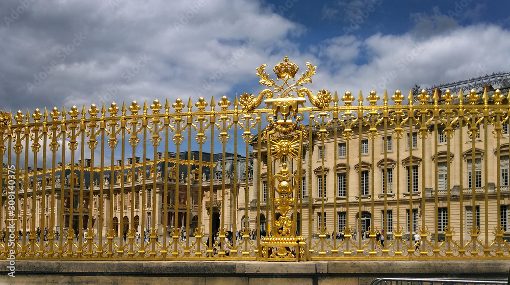 Versailles Palace fence Stock Photo | Adobe Stock