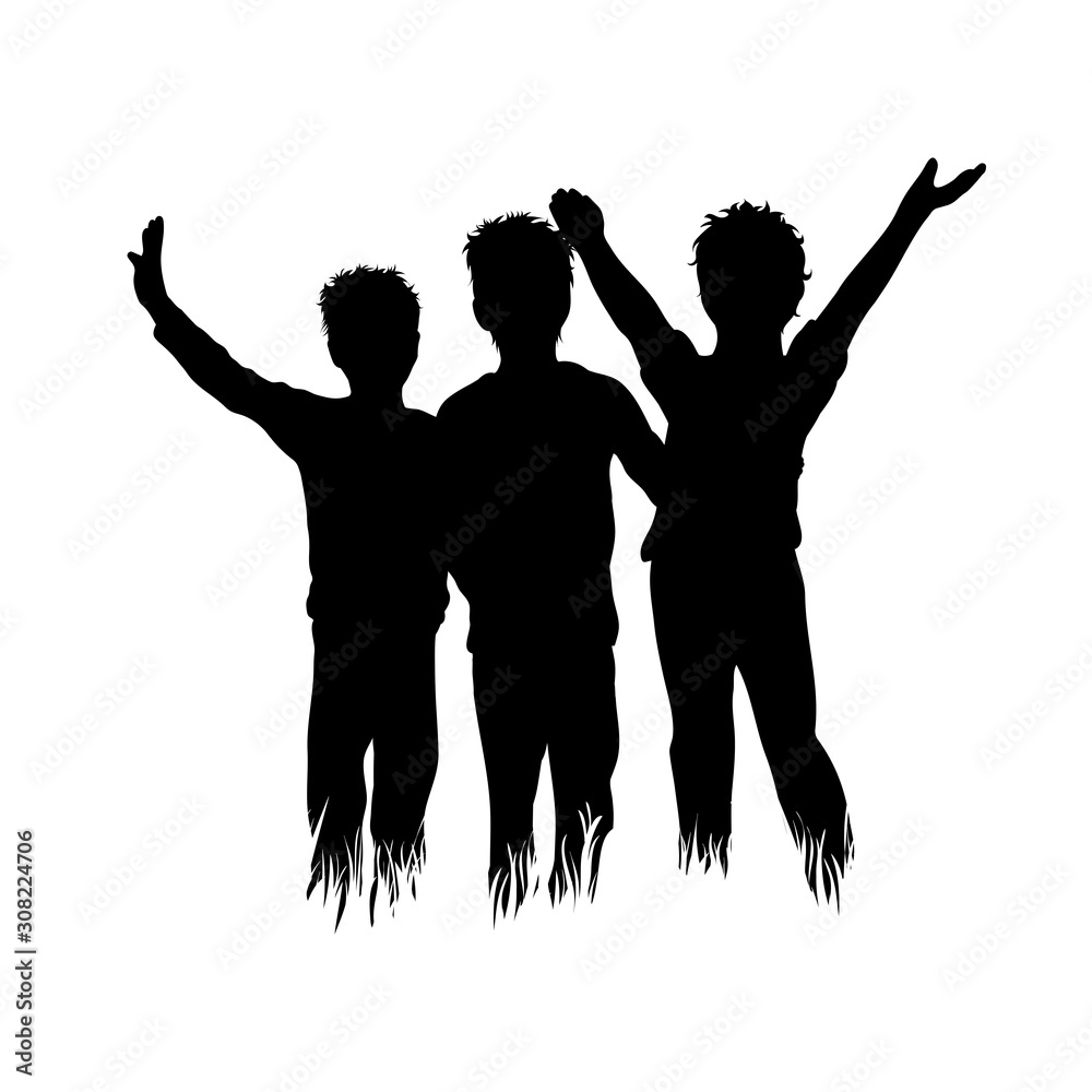 Friends White Background