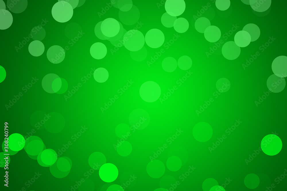 Fondo verde con destellos circulares y reflejos. Stock Illustration ...