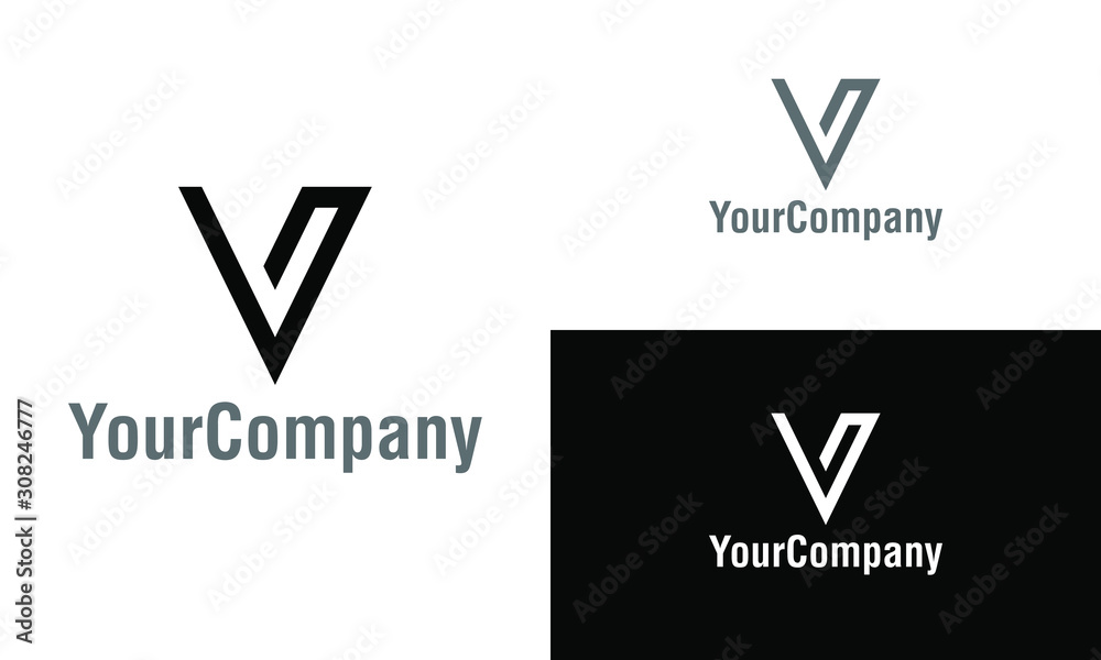Luxury construction, architecture and letter V logo icon design ...