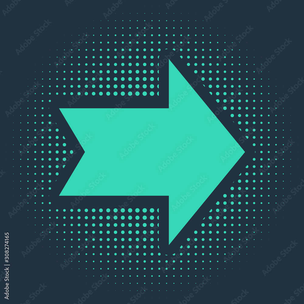 Green Arrow Arrowhead