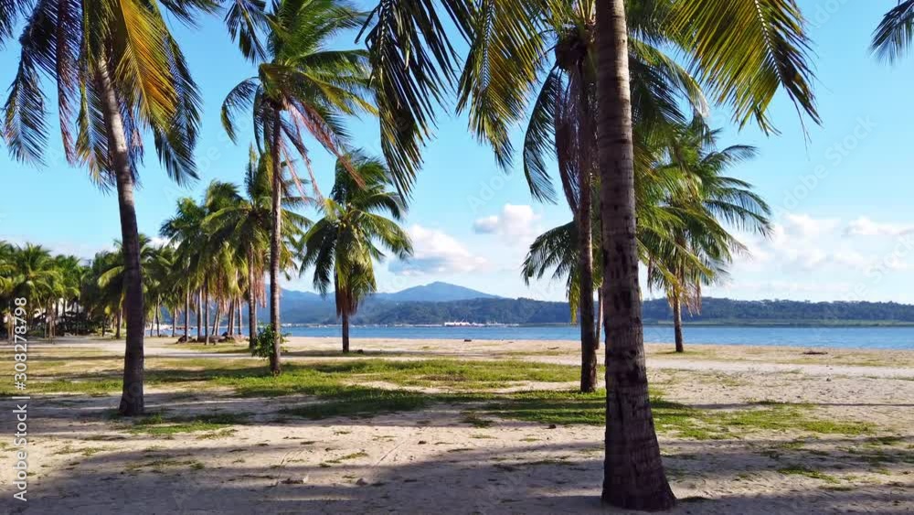 Beach Boardwalk on a Sunny Day Located in Subic Bay, Zambales North ...