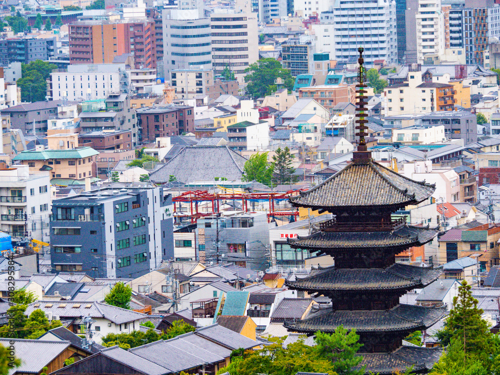 Foto de Hokanji temple Yasaka Tower "Five-storied Pagoda". Higashiyama ...