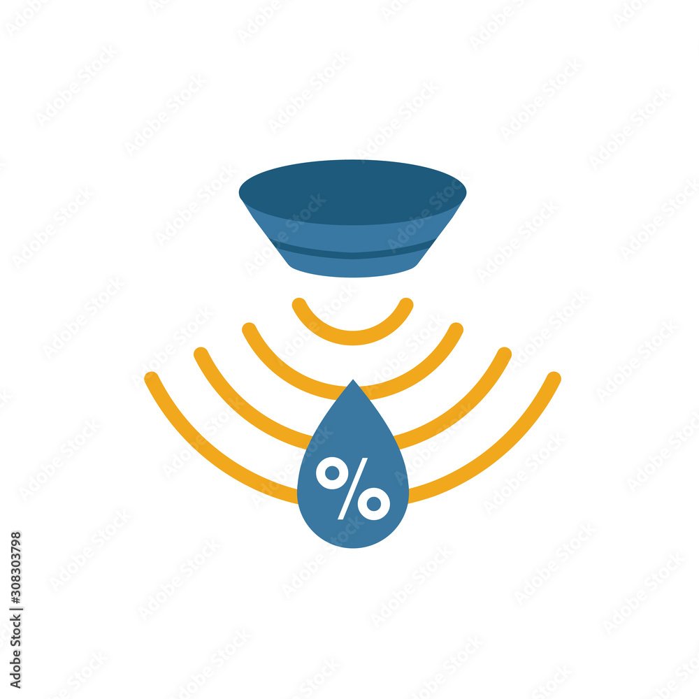 Humidity Sensor icon. Simple element from sensors icons collection ...