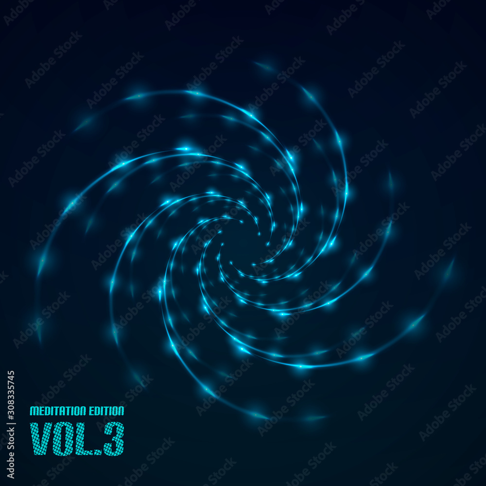 Glowing sci-fi interface HUD elements. Technology futuristic design ...