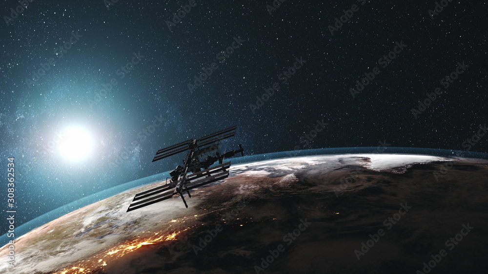 Nasa Logo Orbit Rotating