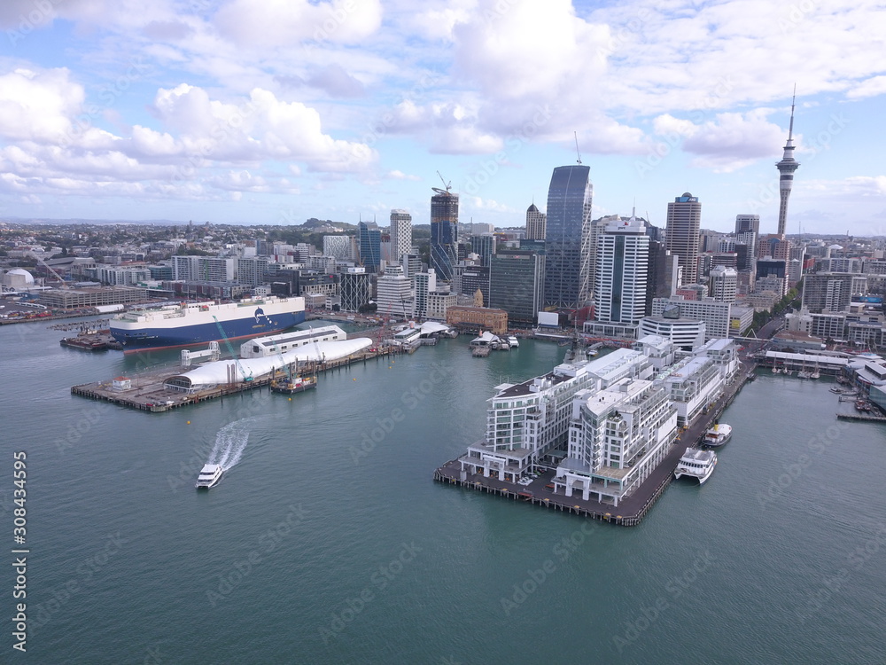 Viaduct Harbour, Auckland / New Zealand - December 9, 2019: The ...